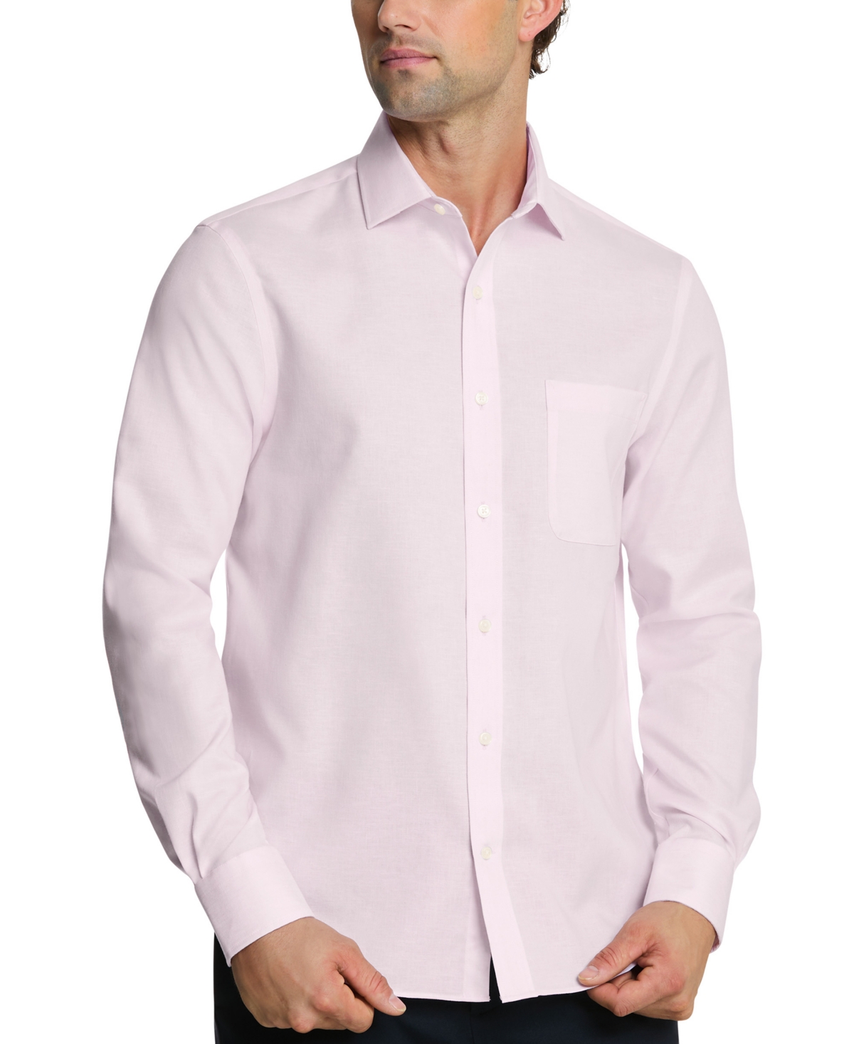 Click here for Tommy Hilfiger Mens Regular Fit Linen Dress Shirt... prices