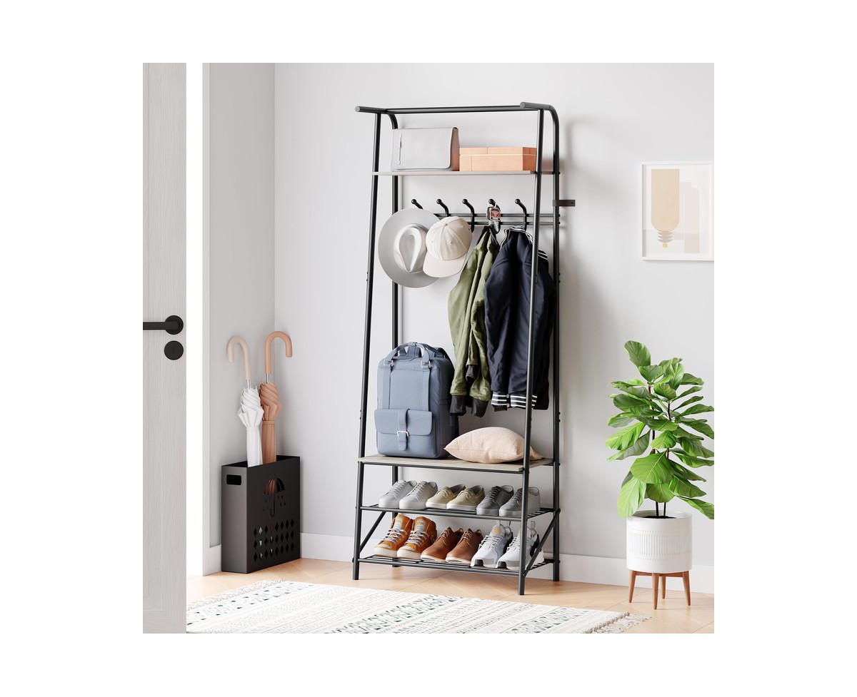 Click here for gaomon Coat Rack Shoe Bench with 5 Hooks  Hall Tre... prices