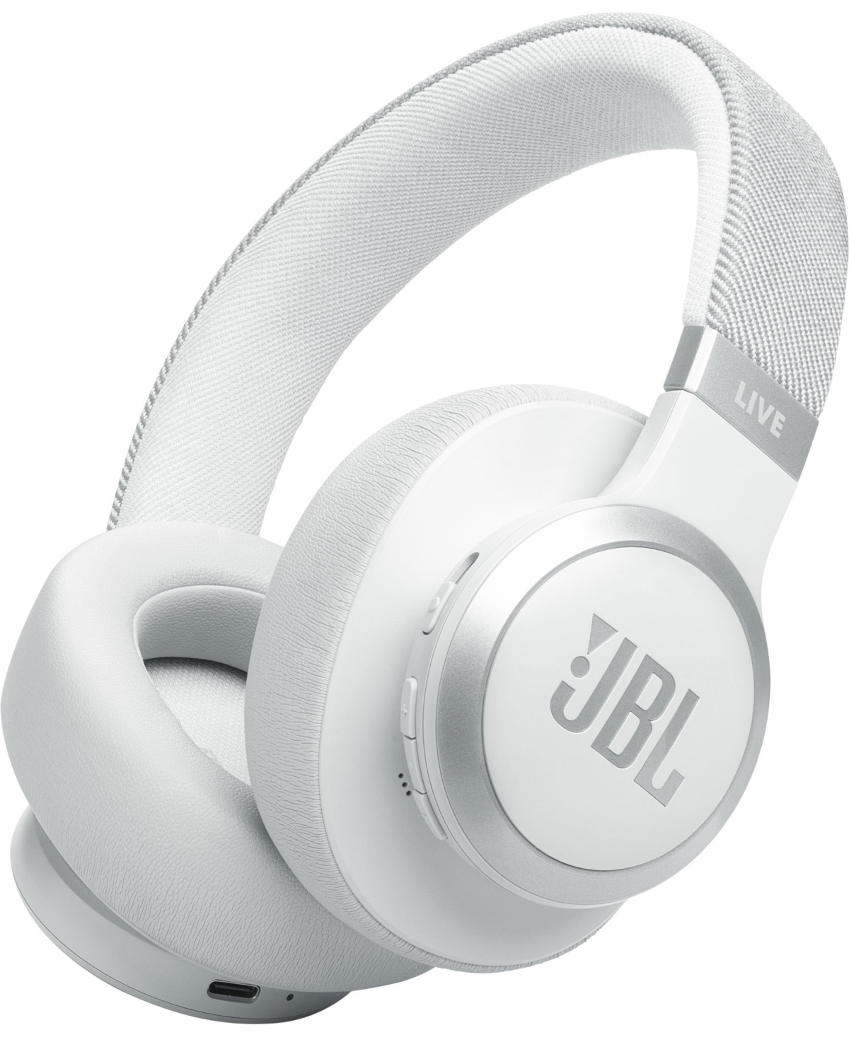 Click here for Jbl Live 770NC Bluetooth Over Ear Headphones-White... prices