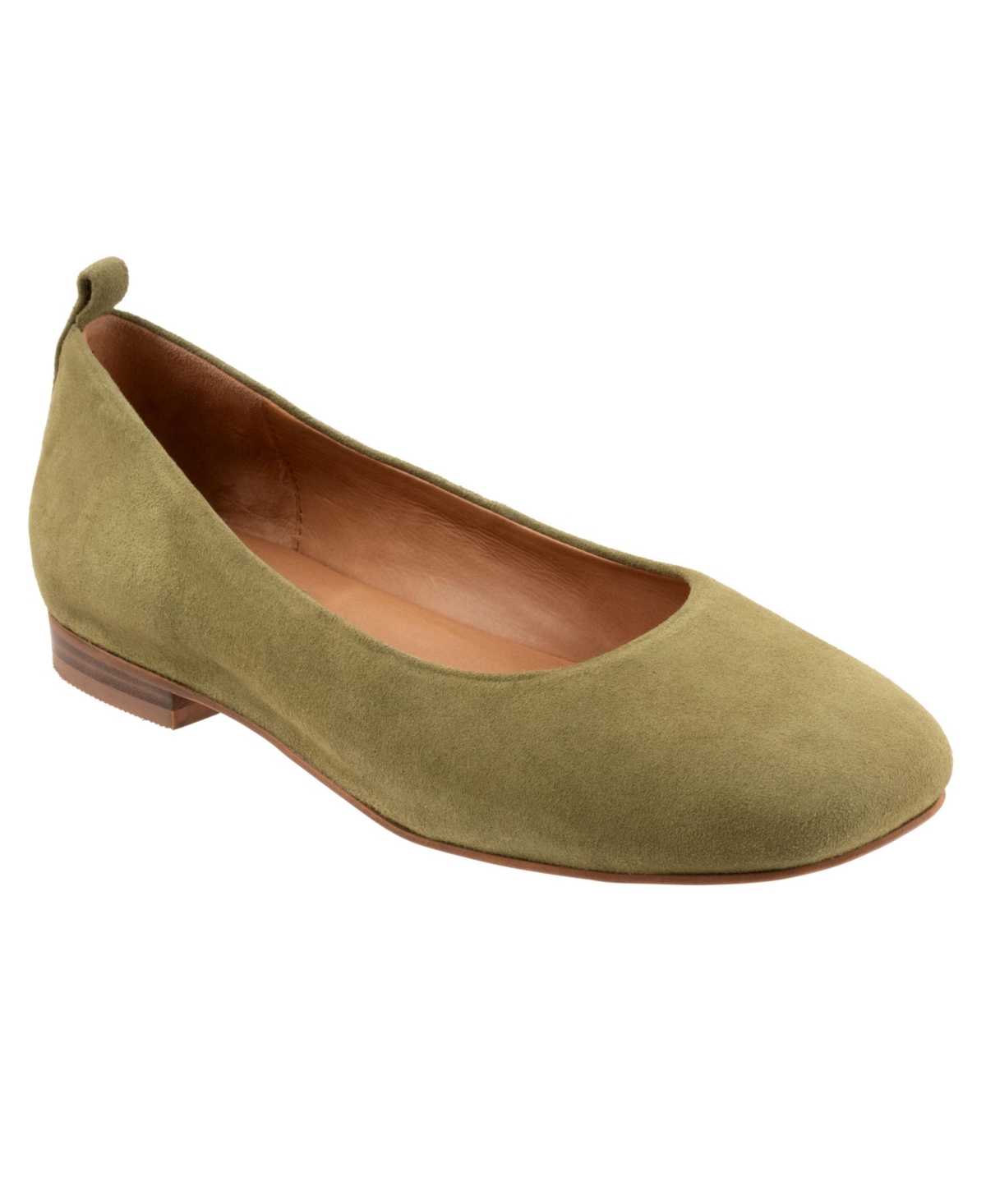 Click here for Softwalk Kiris Flat - Olive suede prices