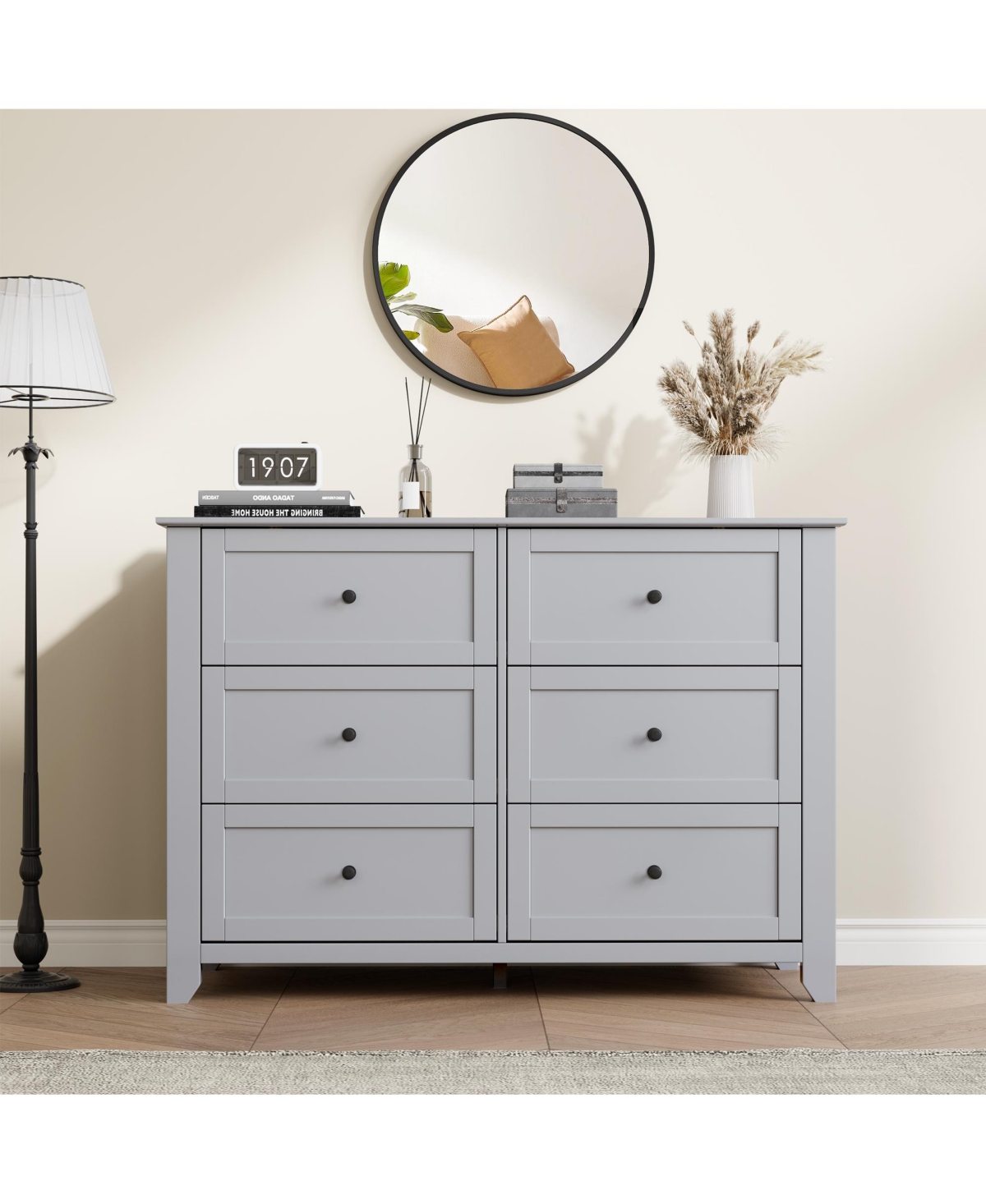 Click here for gaomon 6 Drawer Double Dresser  Modern Chest of Dr... prices