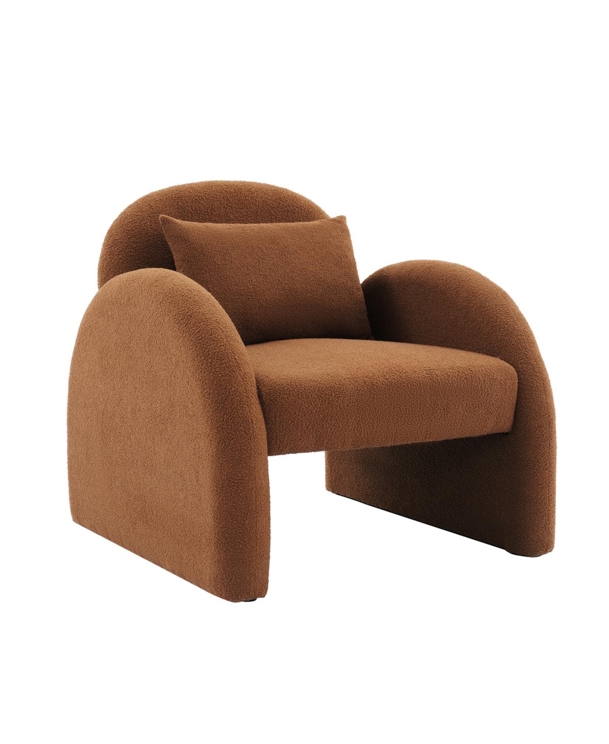 Click here for gaomon Sherpa Accent Chair  Teddy Upholstered Armc... prices