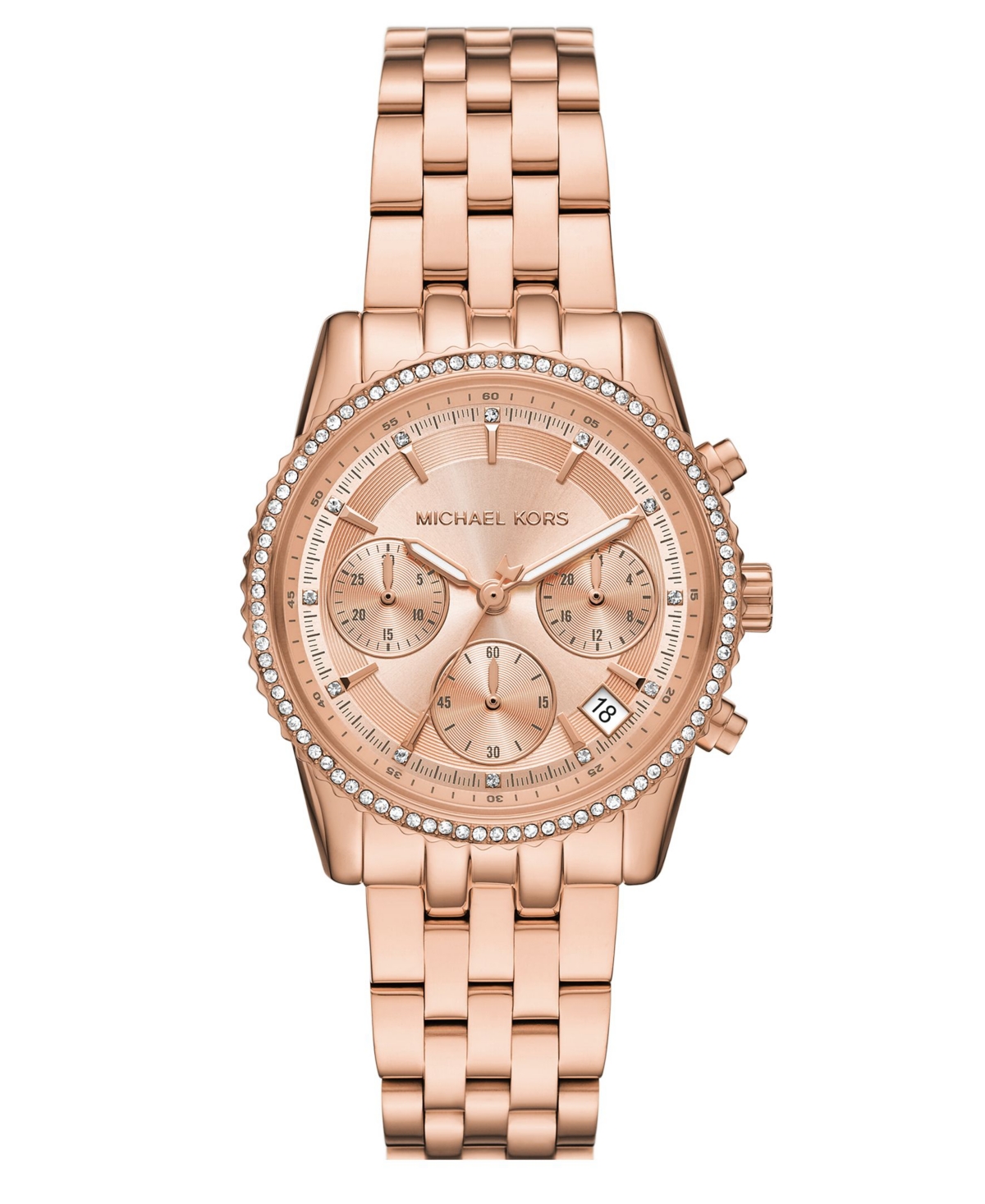 Click here for Michael Kors Womens Mini Bryant Chronograph Rose G... prices