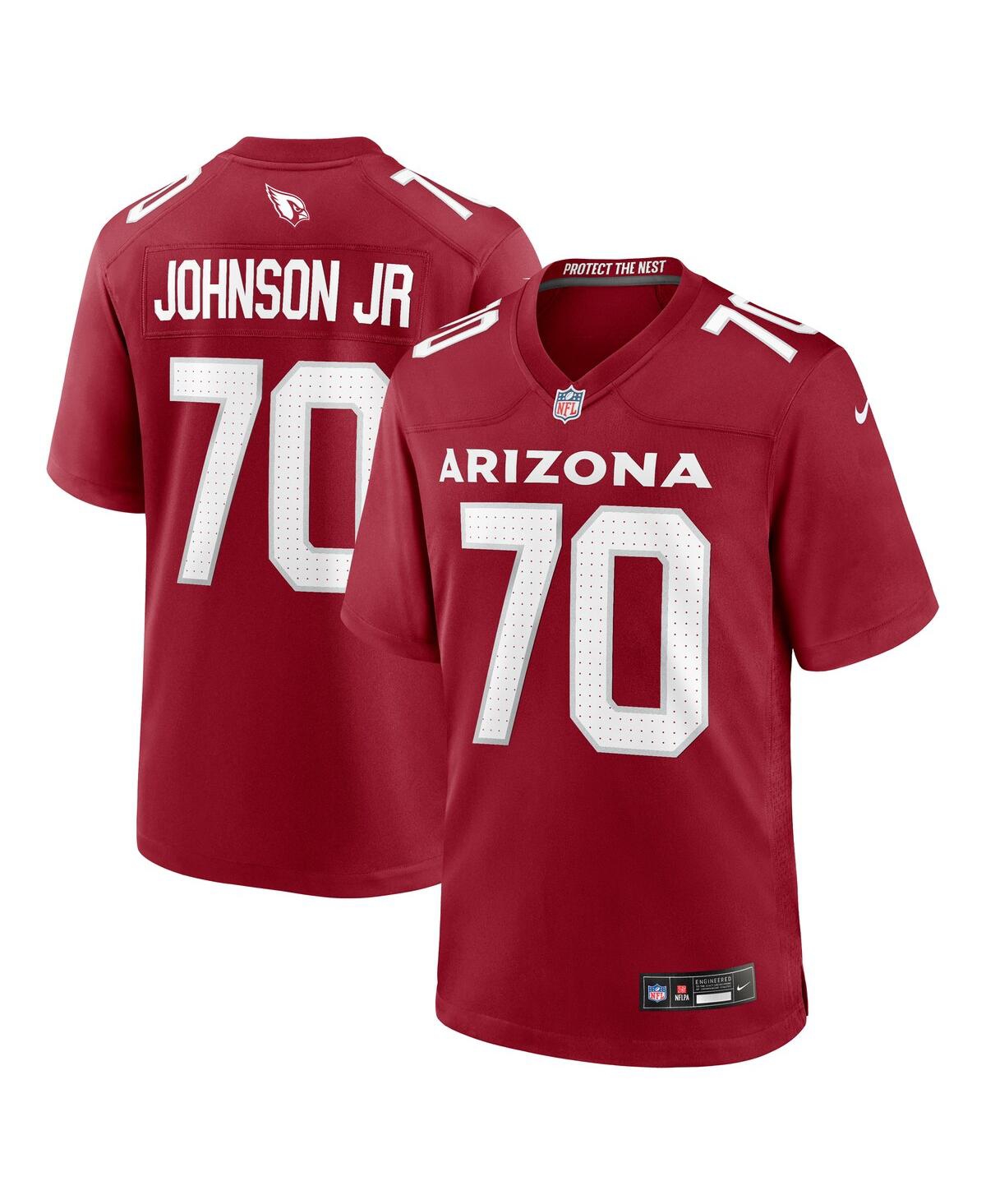 Click here for Nike Mens Paris Johnson Jr. Cardinal Arizona Cardi... prices