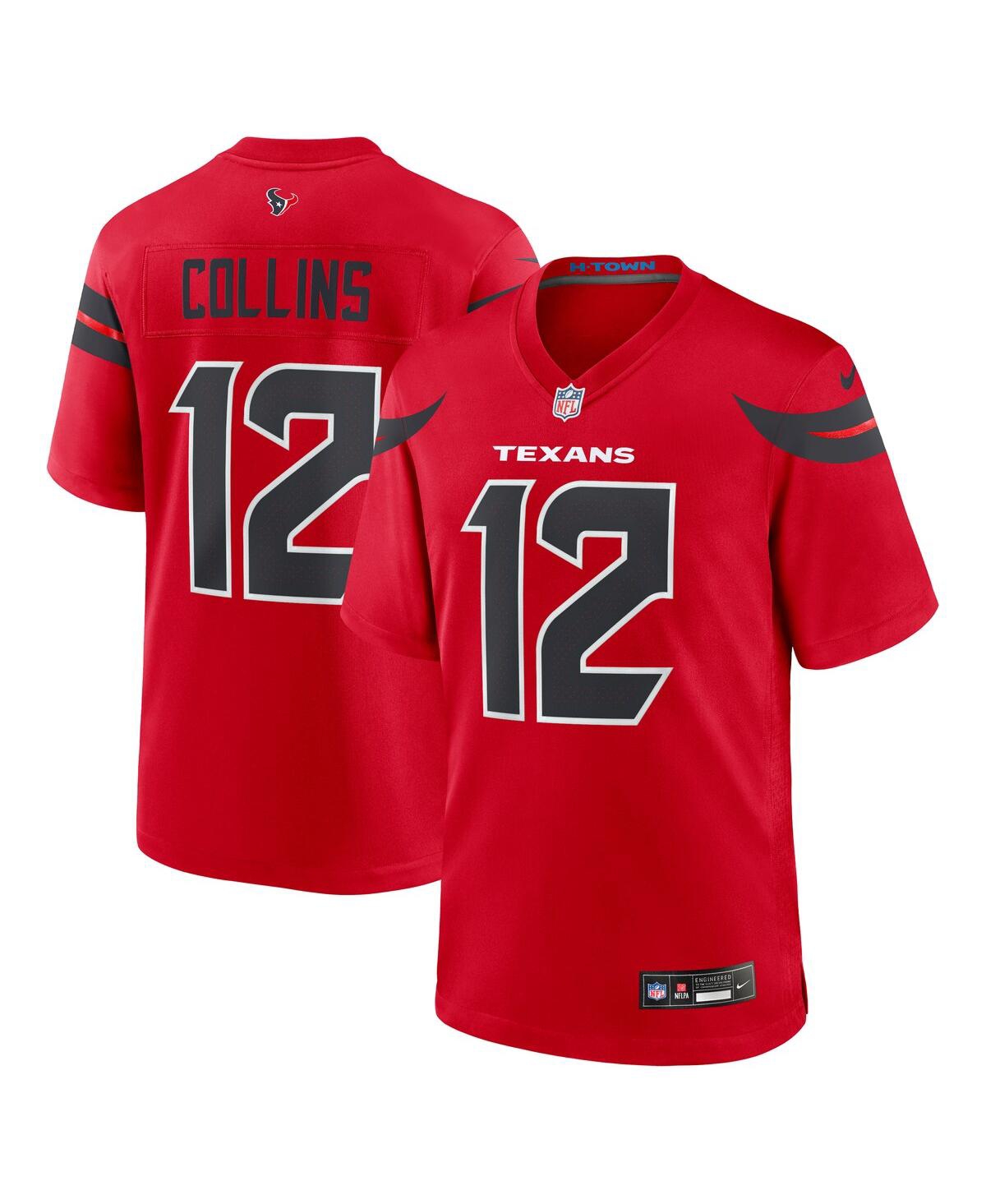Click here for Nike Mens Nico Collins Red Houston Texans Alternat... prices