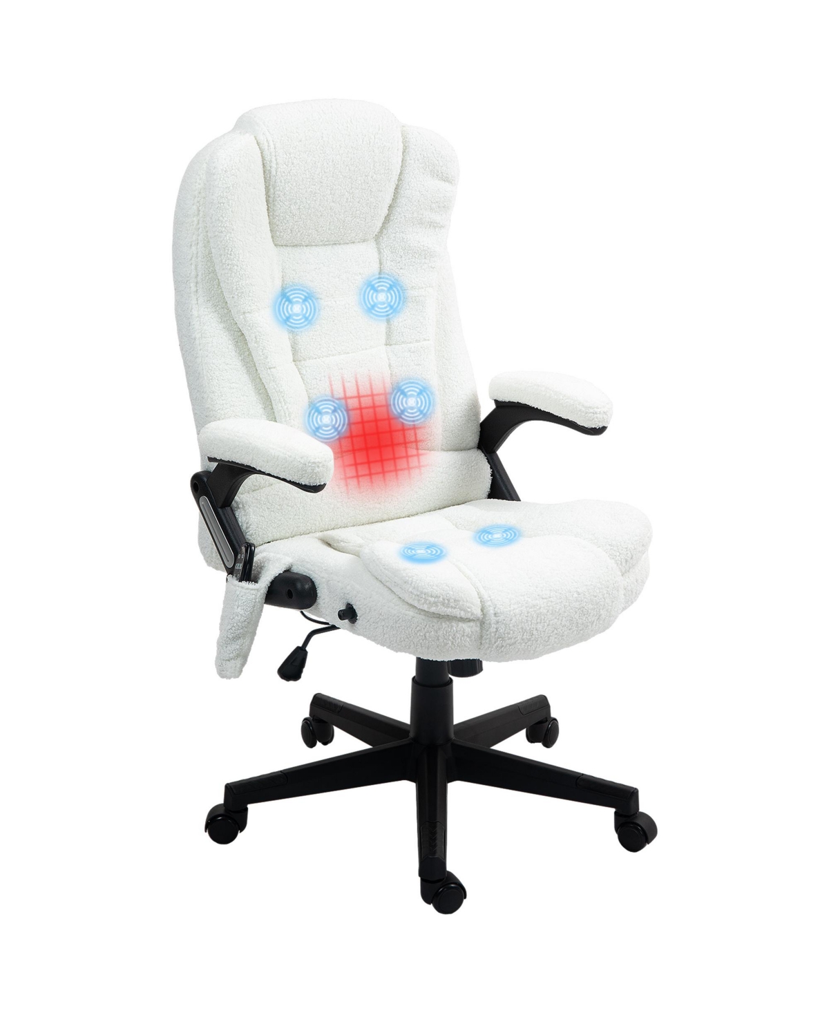 Click here for Vinsetto 6 Point Vibrating Massage Office Chair wi... prices