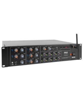 Pyle 8-Channel Audio Karaoke Bluetooth Amplifier - Stage & Studio Sound ...