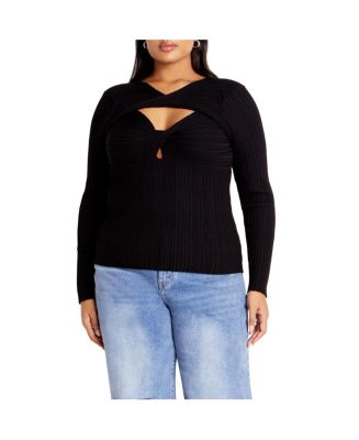 CITY CHIC Plus Size Kaleigh Sweater - Macy's