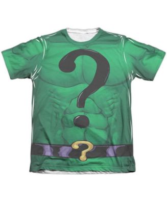 Batman Men's Riddler Uniform Adult Poly/Cotton Short Sleeve Tee / T ...