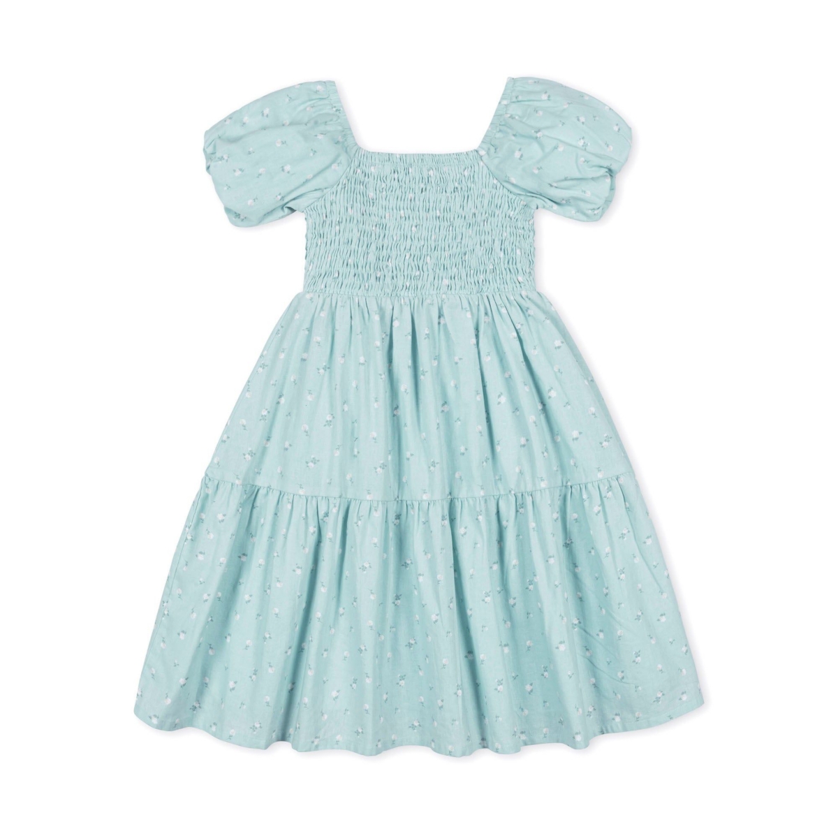 Click here for Hope & Henry Girls Linen Smocked Short Bubble Slee... prices