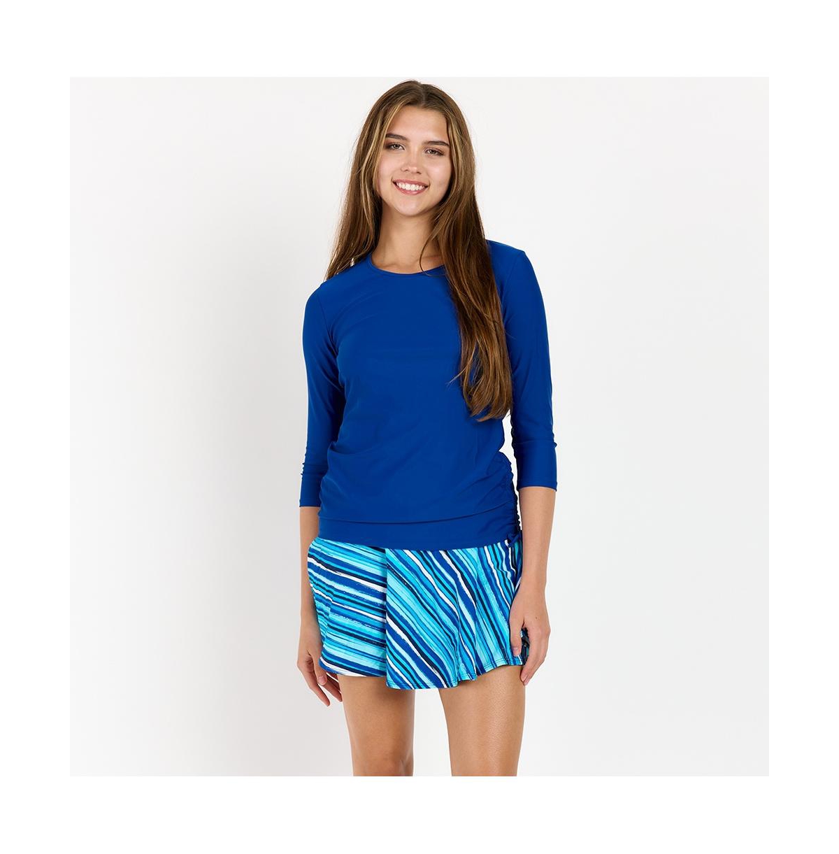 Click here for Calypsa Womens Margaux Swim Top - Marine prices