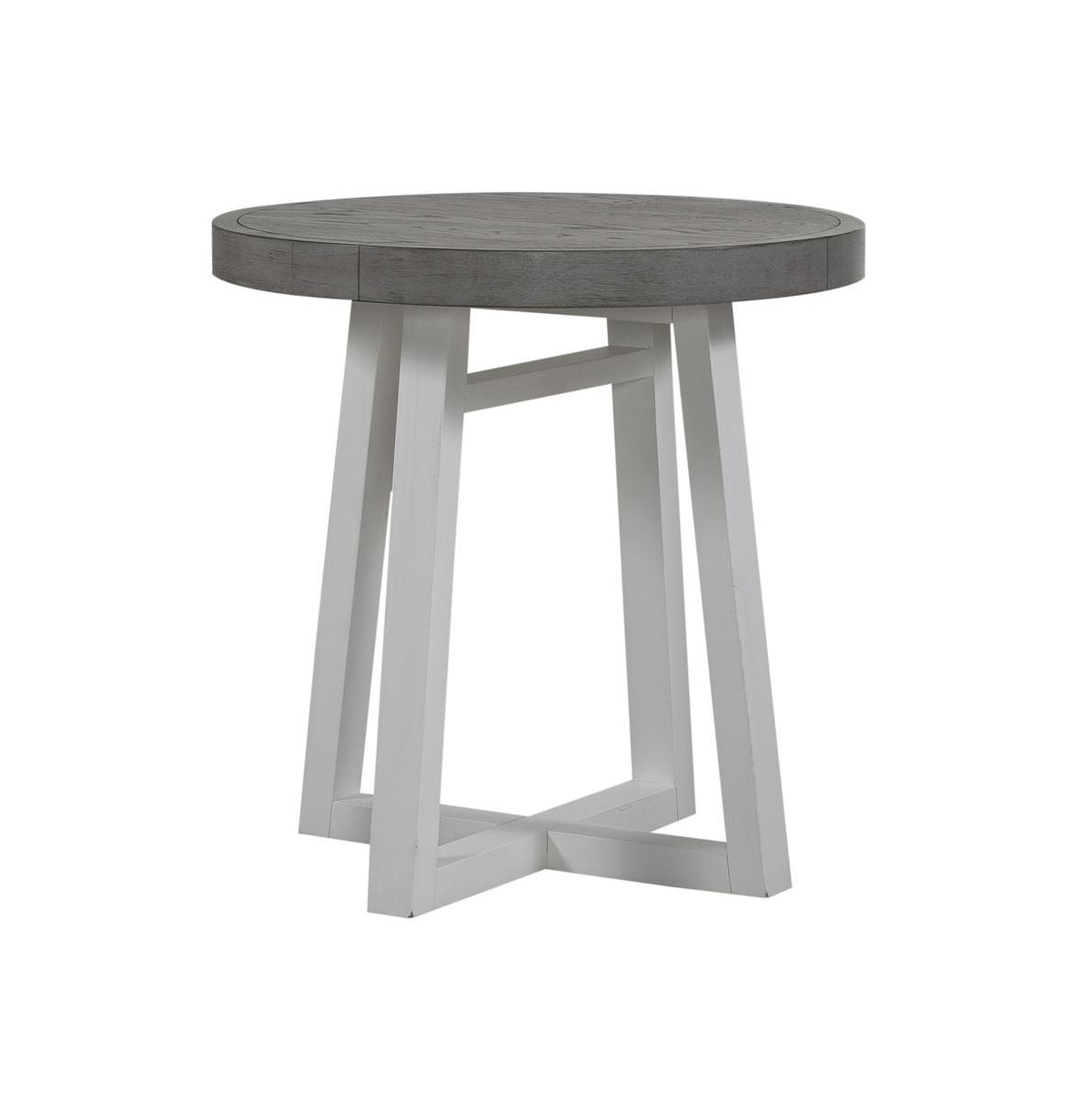 Click here for Liberty Furniture Round End Table Contemporary Whi... prices