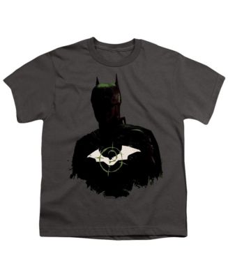 The Batman Boys Silhouette With Riddler Logo Short Sleeve Tee / T-Shirt ...