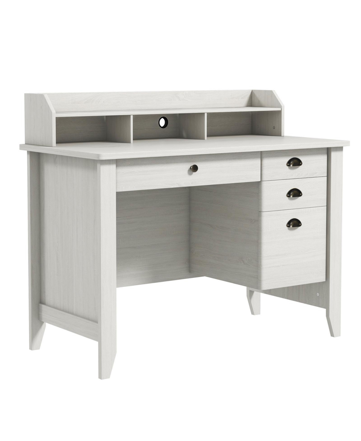Click here for Gouun Vintage Computer Desk with Storage Shelves a... prices
