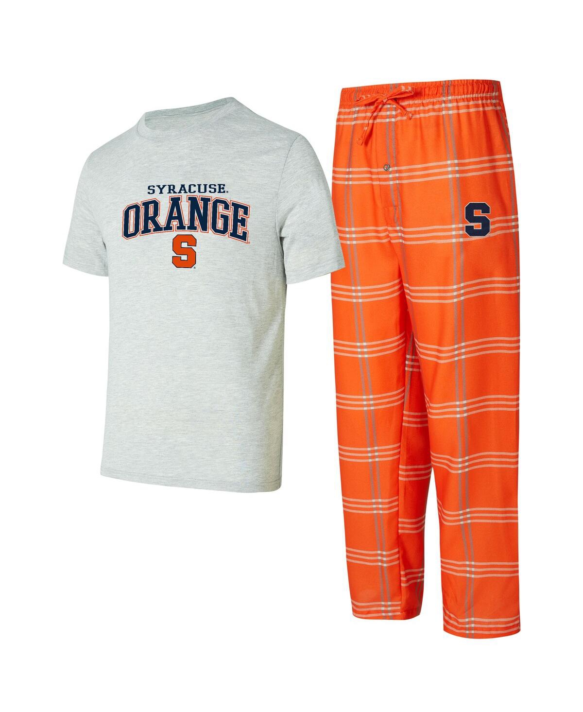 Click here for Concepts Sport Mens Orange/Gray Syracuse Orange T-... prices