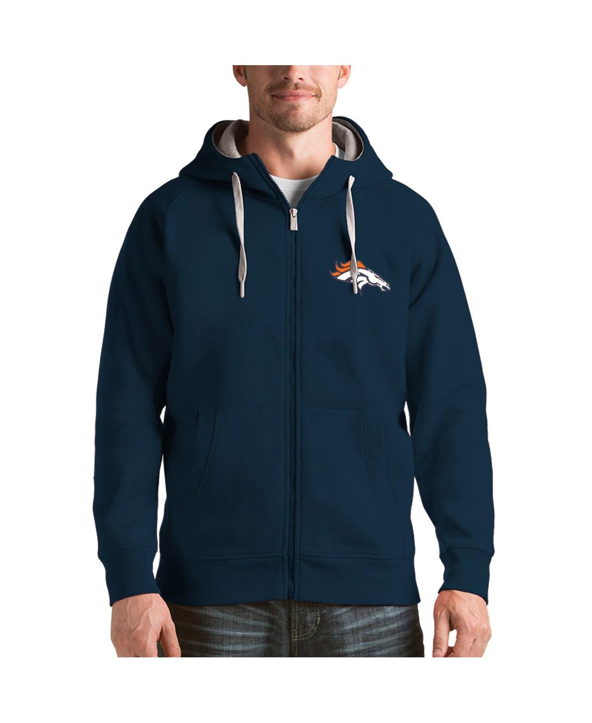 Click here for Antigua Mens Navy Denver Broncos Victory Full-Zip... prices