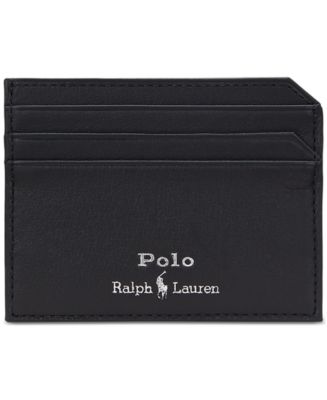 Polo Ralph Lauren Men's Smooth Leather Card Case - Macy's