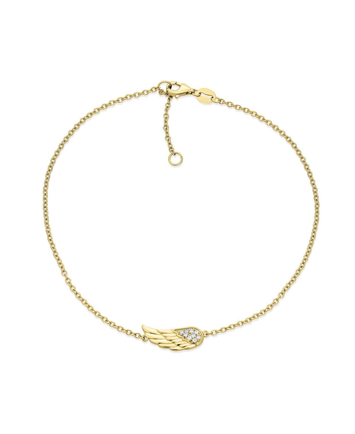 Click here for Bling Jewelry Spiritual Guardian Angel Wing Anklet... prices