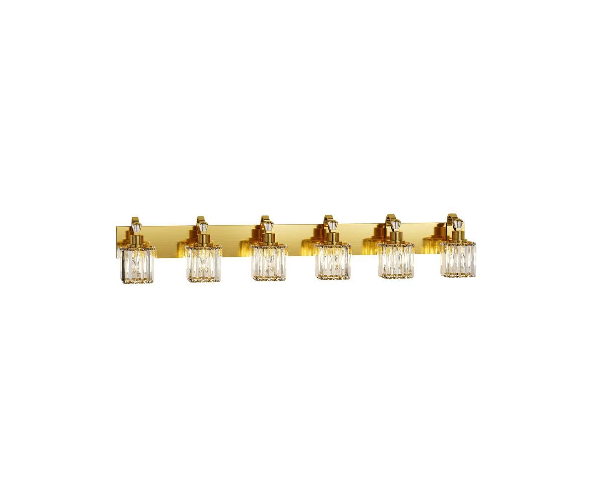 Click here for gaomon Modern Crystal Bathroom Vanity Lights Gold... prices