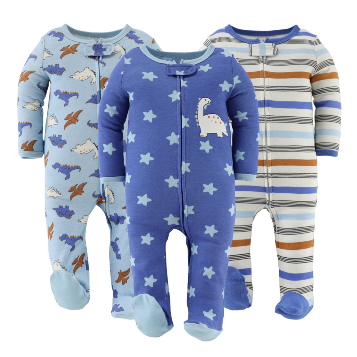 Click here for The Peanutshell 3pk Cotton Sleeper Set for Baby Bo... prices