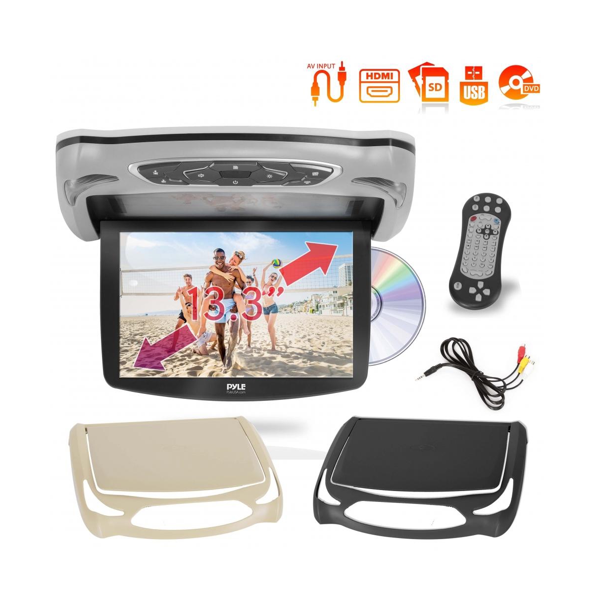Click here for Pyle 13.3 Car Overhead Monitor with Cd/Dvd Player... prices