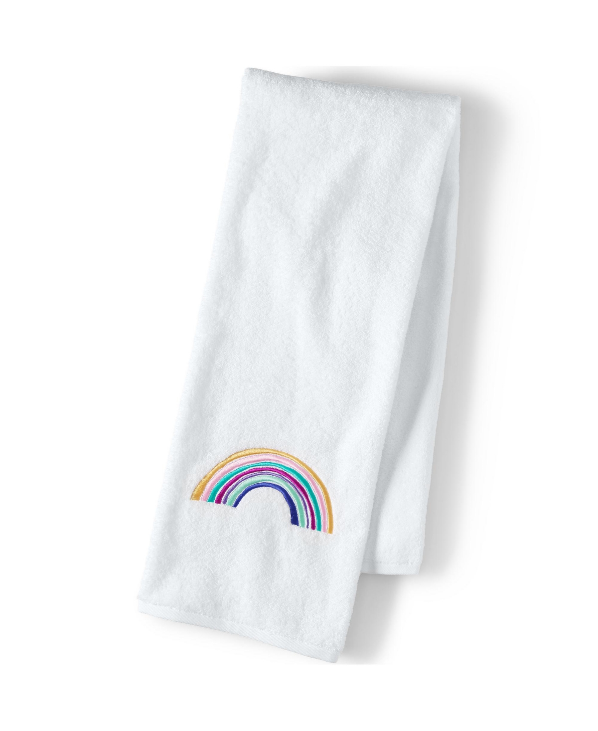 Click here for Lands End Kids Cotton Applique Bath Towel - Pastel... prices