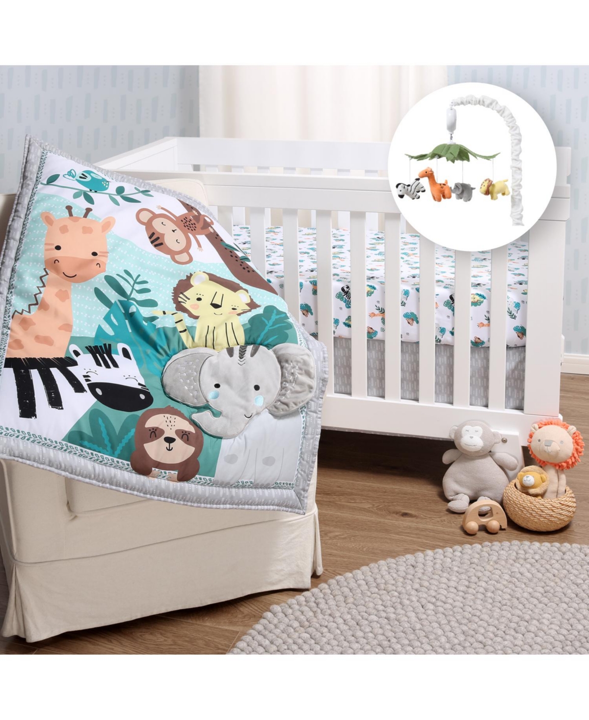 Click here for The Peanutshell Safari Adventures 4 Piece Baby Nur... prices