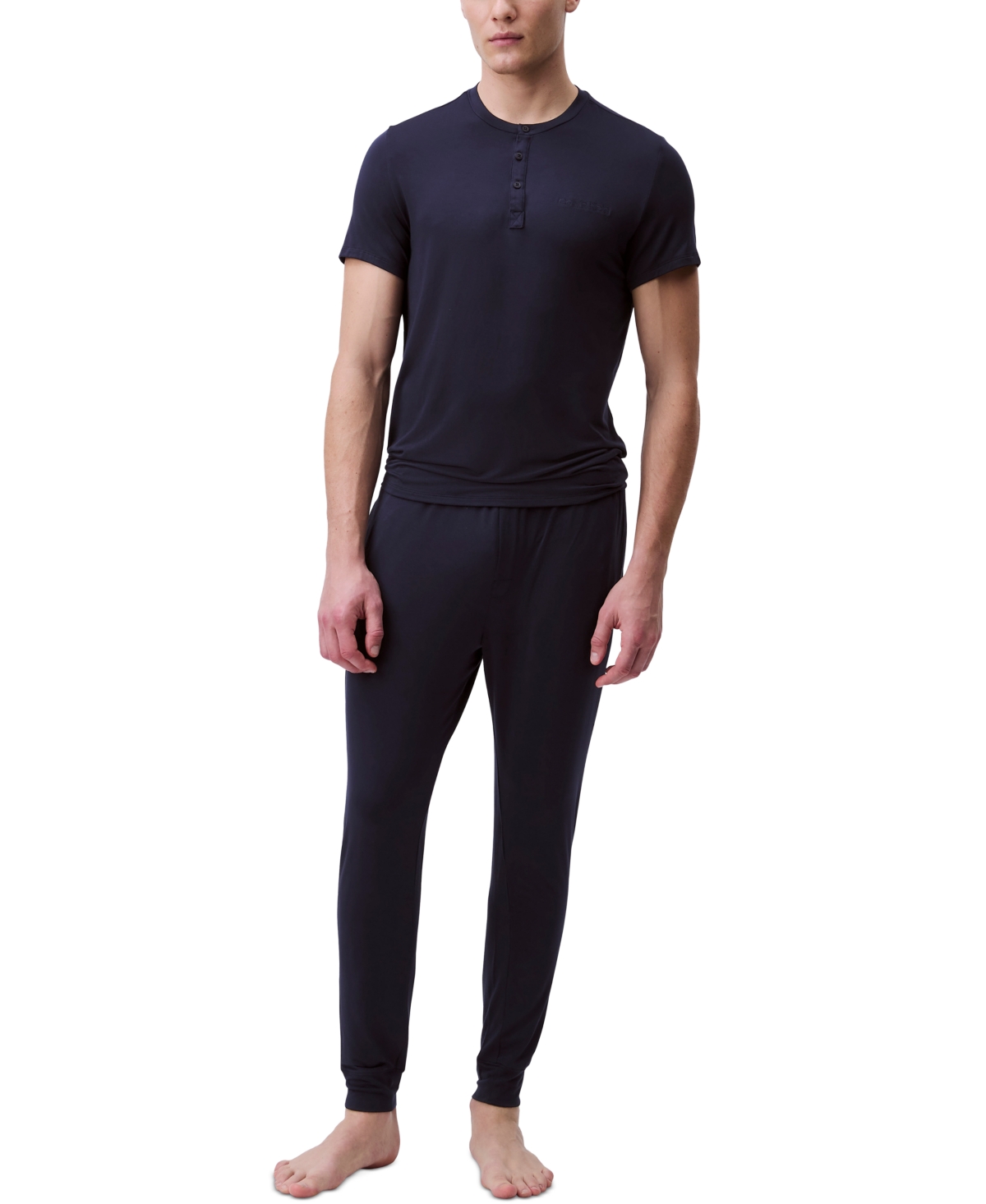Calvin Klein Mens UltraSoft Stretch Sleep Pants - Shoreline
