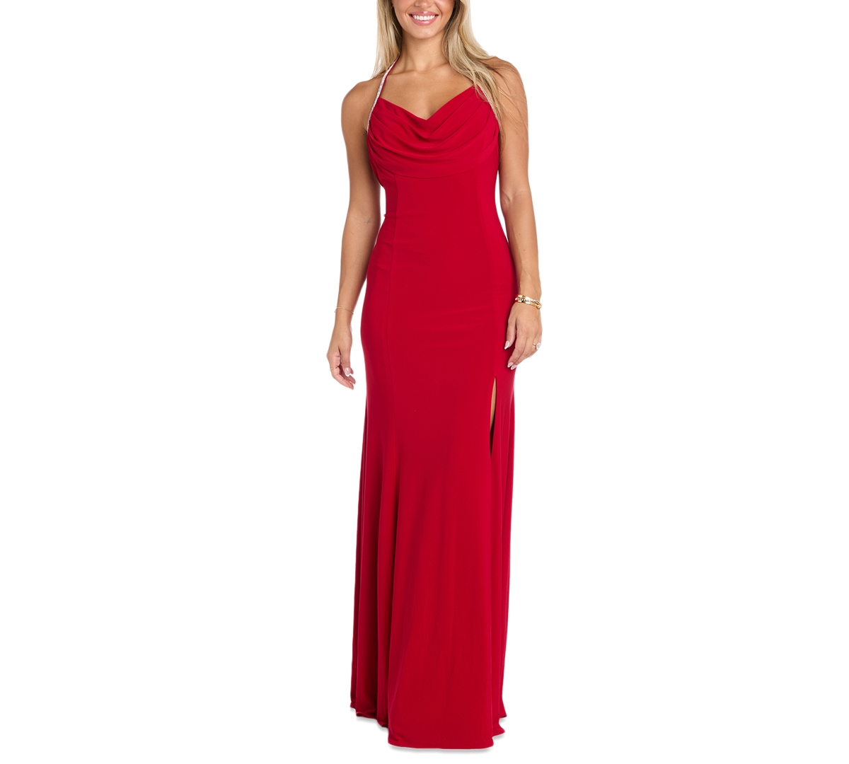 Click here for Morgan & Company Juniors Embellished-Strap Jersey... prices