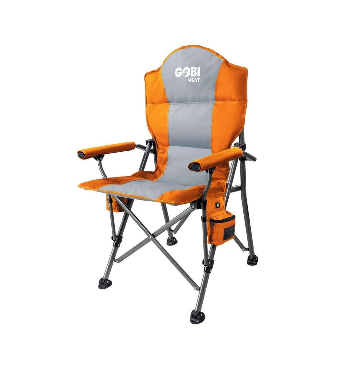 Click here for Gobi Heat Terrain Heated Camping Chair by - Orange prices
