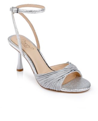 Jewel Badgley Mischka Women's Nanette Stiletto Dress Sandals - Macy's