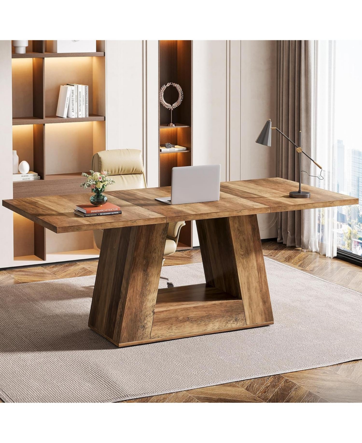 Click here for Tribesigns Modern Computer Desk  63-Inch Large Off... prices
