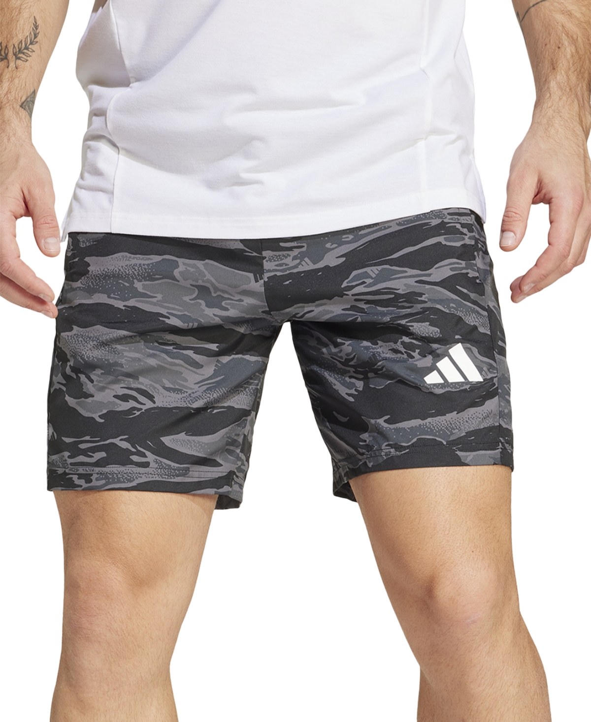 Click here for adidas Mens Regular-Fit Camouflage 7 Training Shor... prices