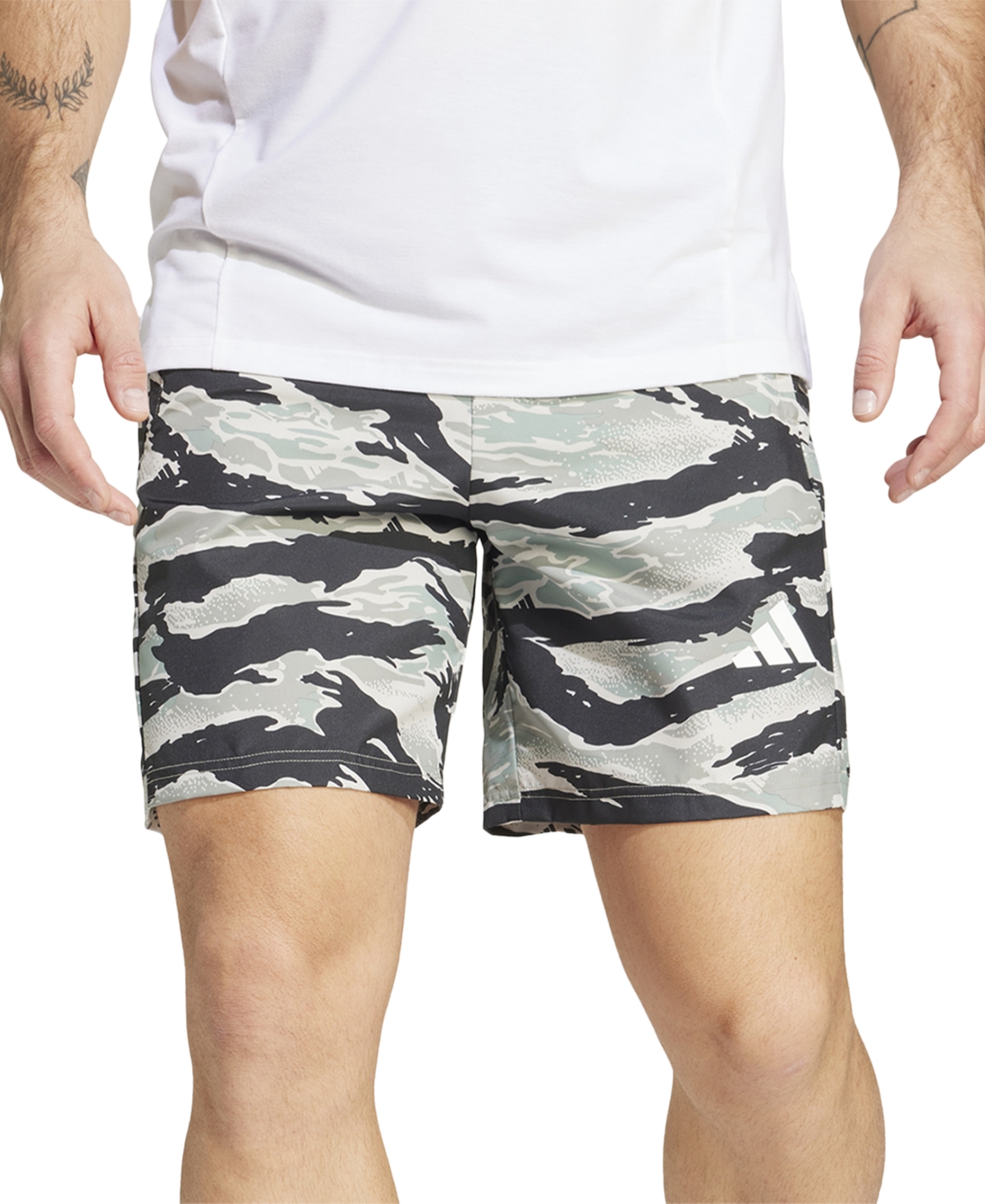 Click here for adidas Mens Regular-Fit Camouflage 7 Training Shor... prices