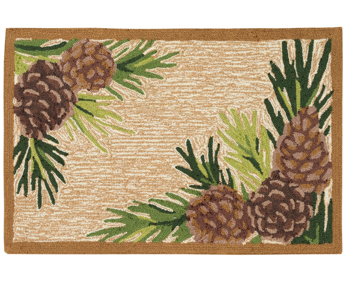 Click here for Liora Manne Ravella Forest Border 2x3 Area Rug - T... prices