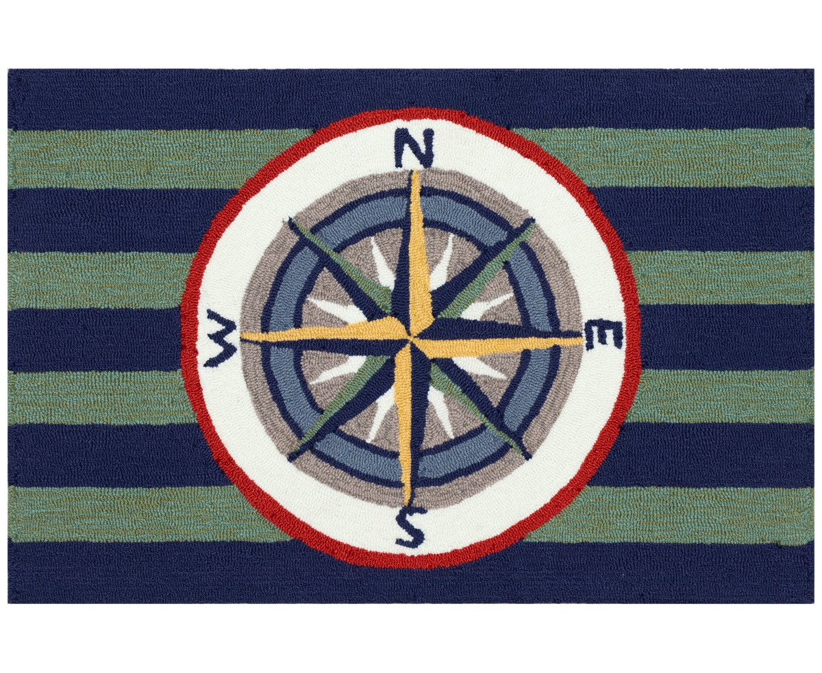 Click here for Liora Manne Frontporch Striped Compass 18x26 Area... prices
