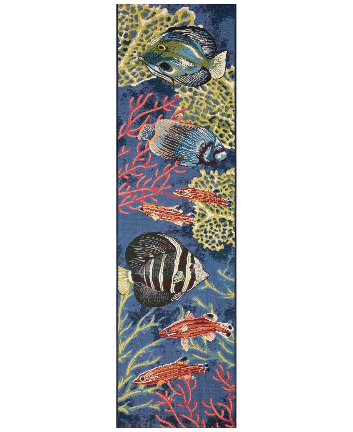 Click here for Liora Manne Marina Fish 111x76 Runner Area Rug - N... prices