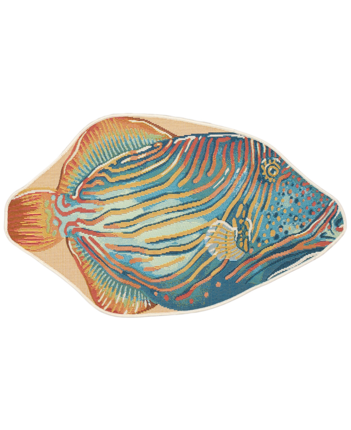 Click here for Liora Manne Esencia Triggerfish 19x33 Novelty Area... prices