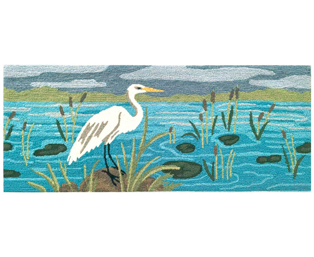 Click here for Liora Manne Frontporch Egret 2x5 Runner Area Rug -... prices