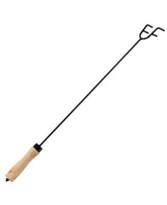 Indoor/Outdoor Steel Camp Fire Pit or Fireplace Log Poker Stick Tool ...