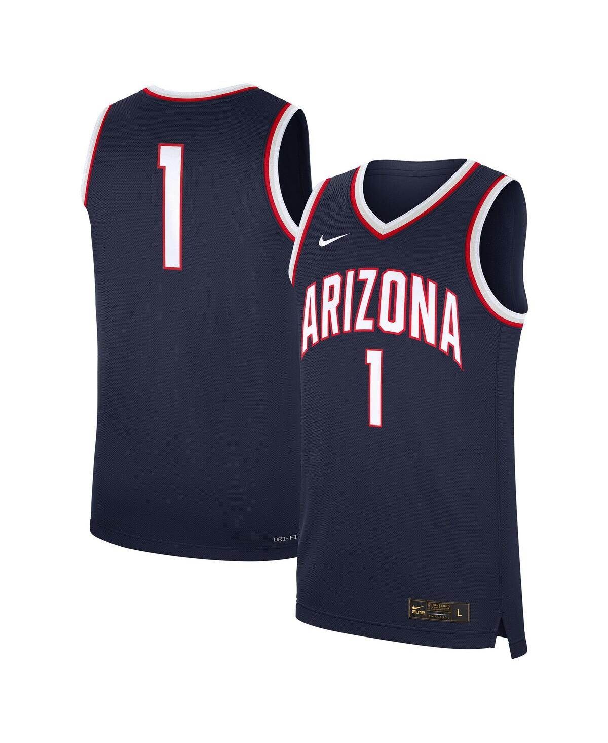 Click here for Nike Mens 1 Navy Arizona Wildcats Road Replica Jer... prices
