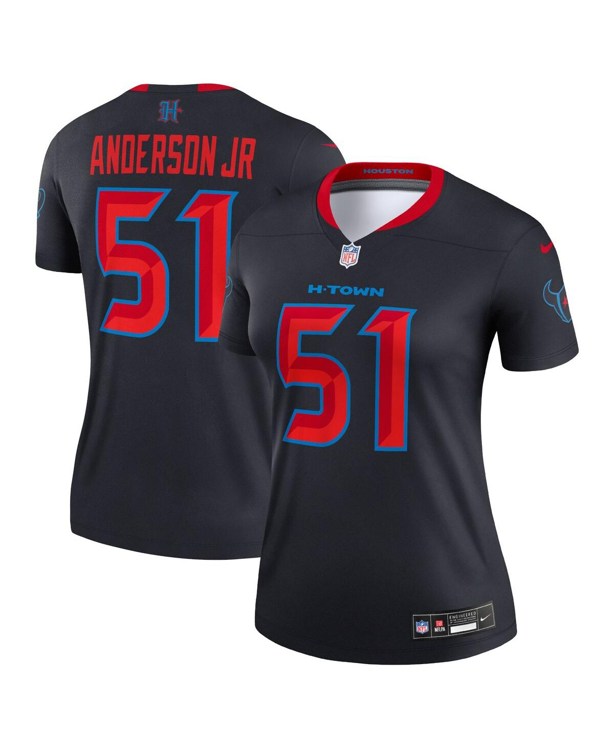 Click here for Nike Womens Will Anderson Jr. Navy Houston Texans... prices