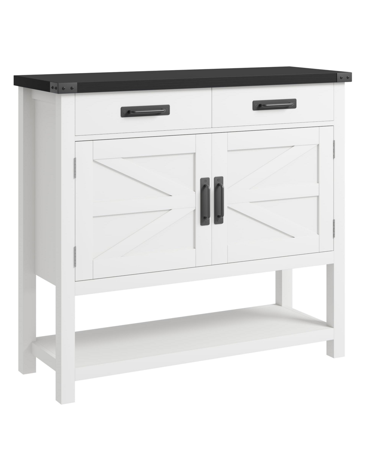 Click here for gaomon Farmhouse Entryway Table with 2-Door Cabine... prices