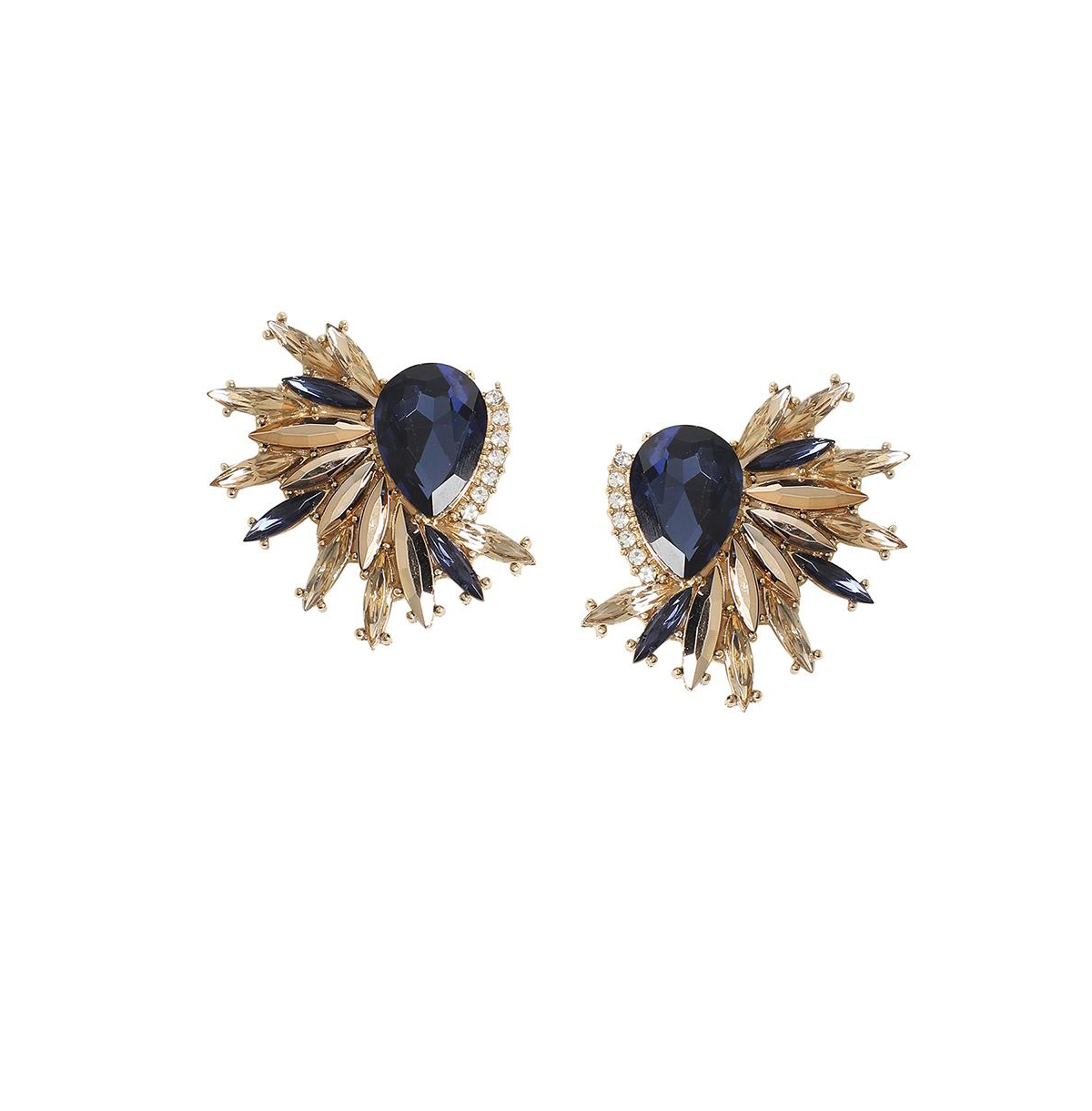 Click here for Crystal Stud Earrings - Blue prices