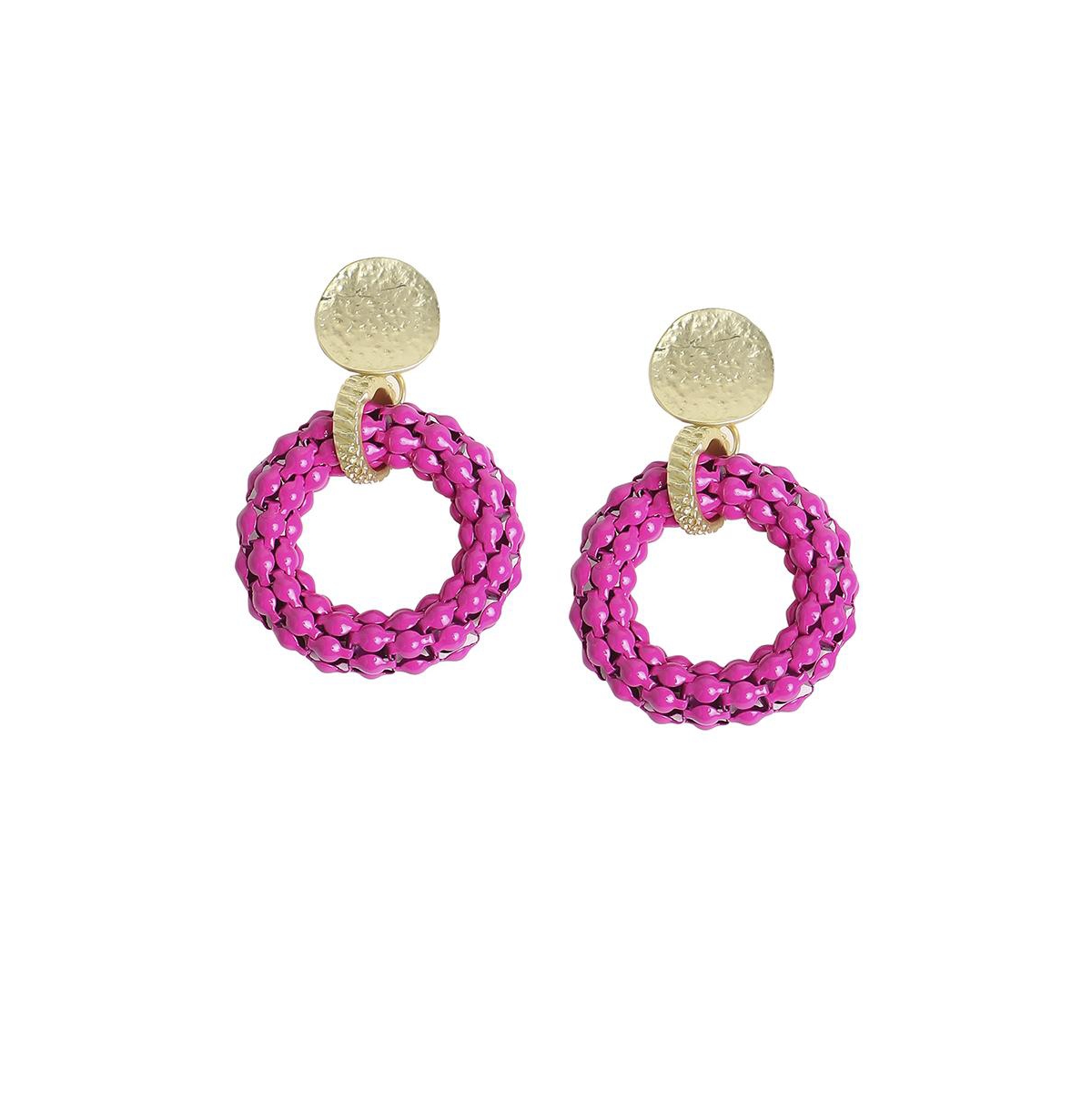 Click here for Casual Drop Earrings - Pink prices