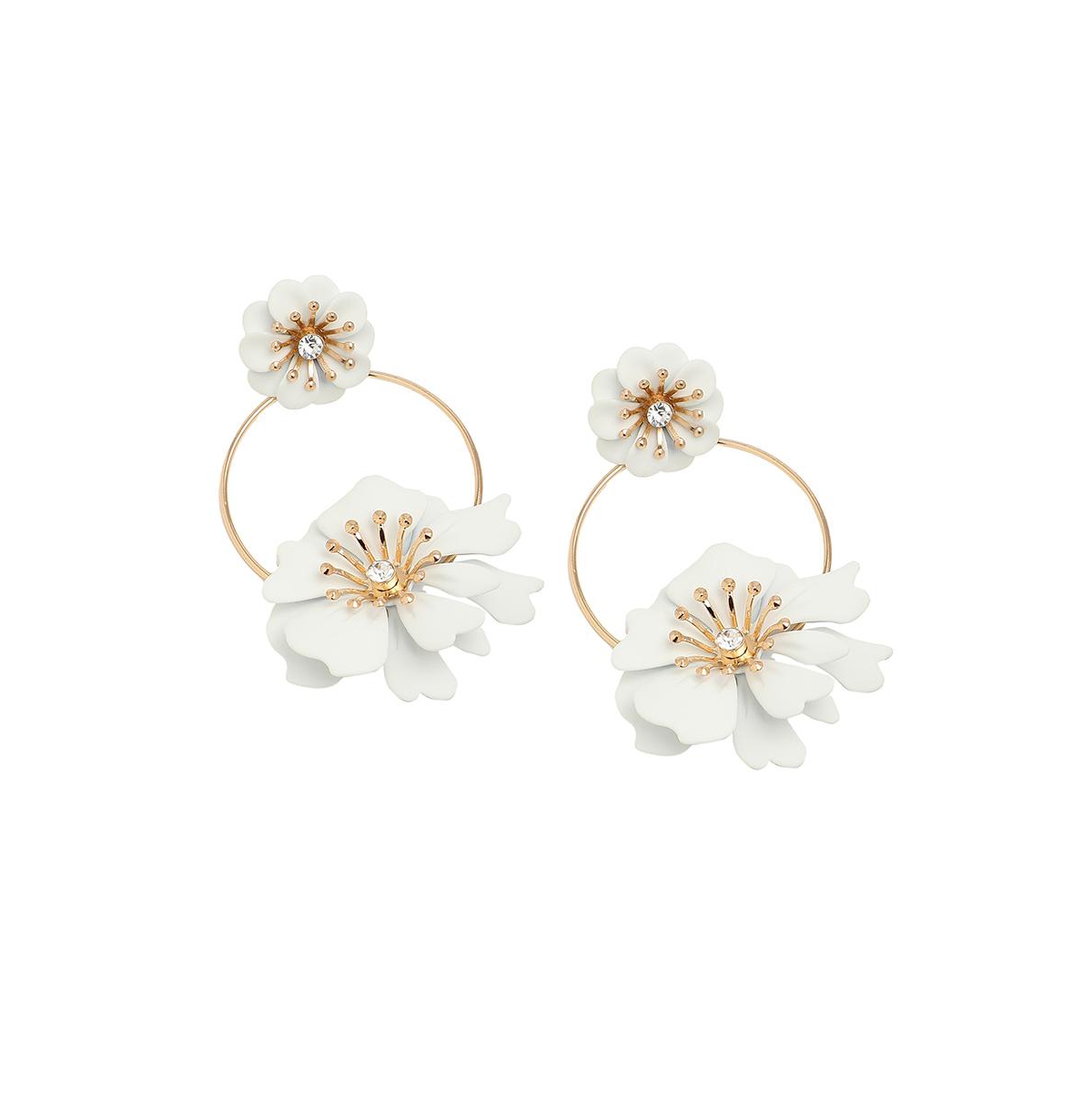 Click here for Party Stone Drop Earring - White prices