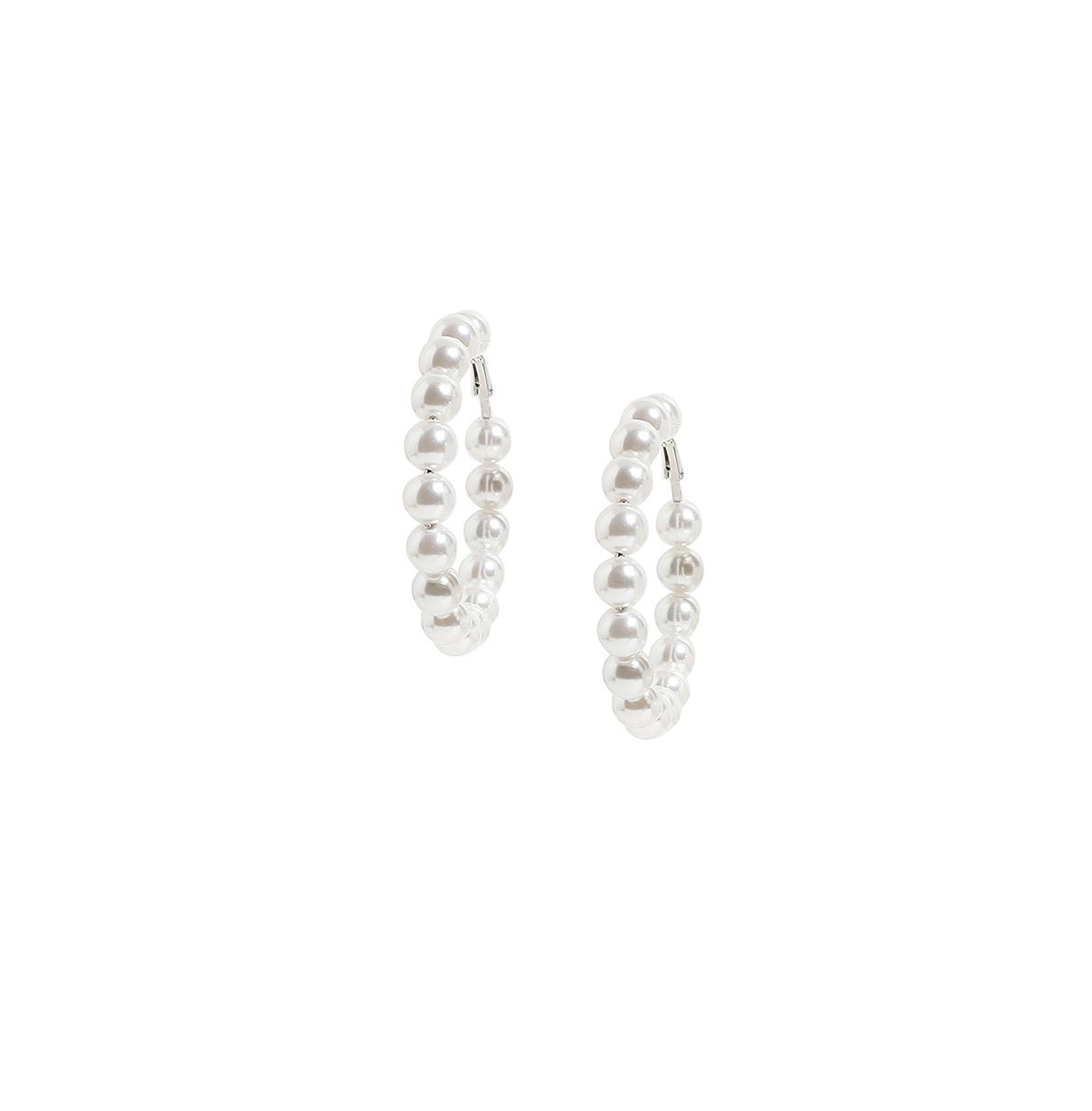 Click here for Party Hoop Earrings - White prices