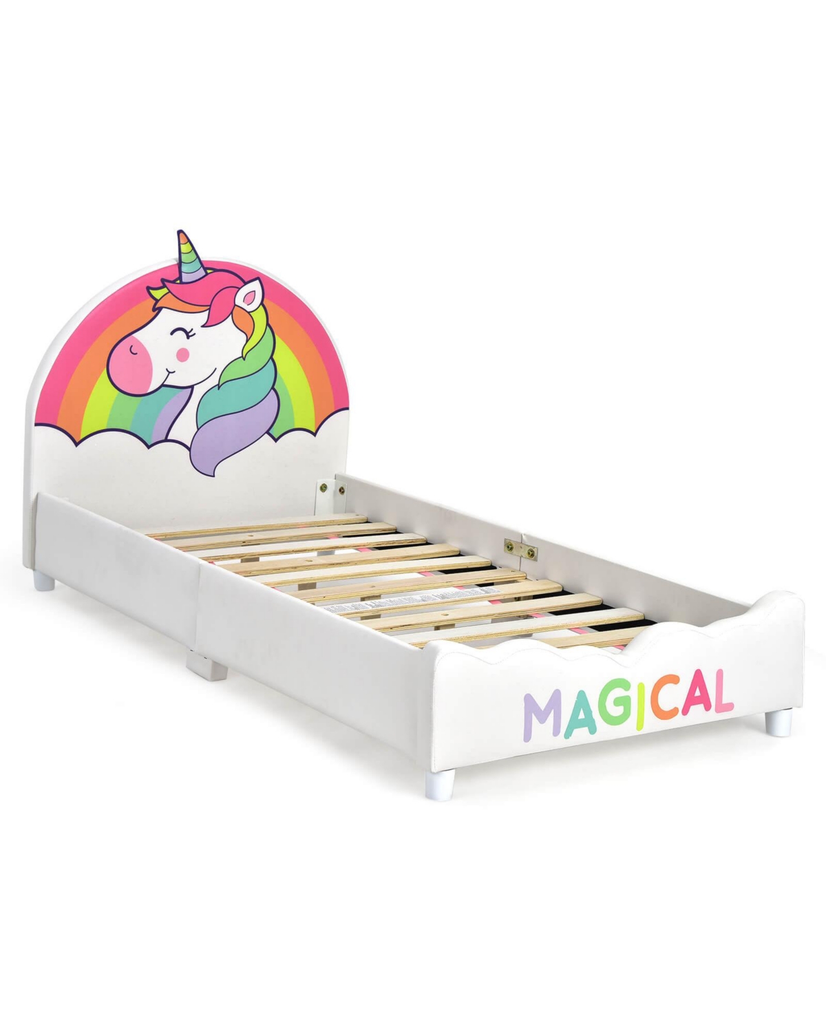 Click here for Childrens Twin Size Upholstered Platform Bed  ... prices