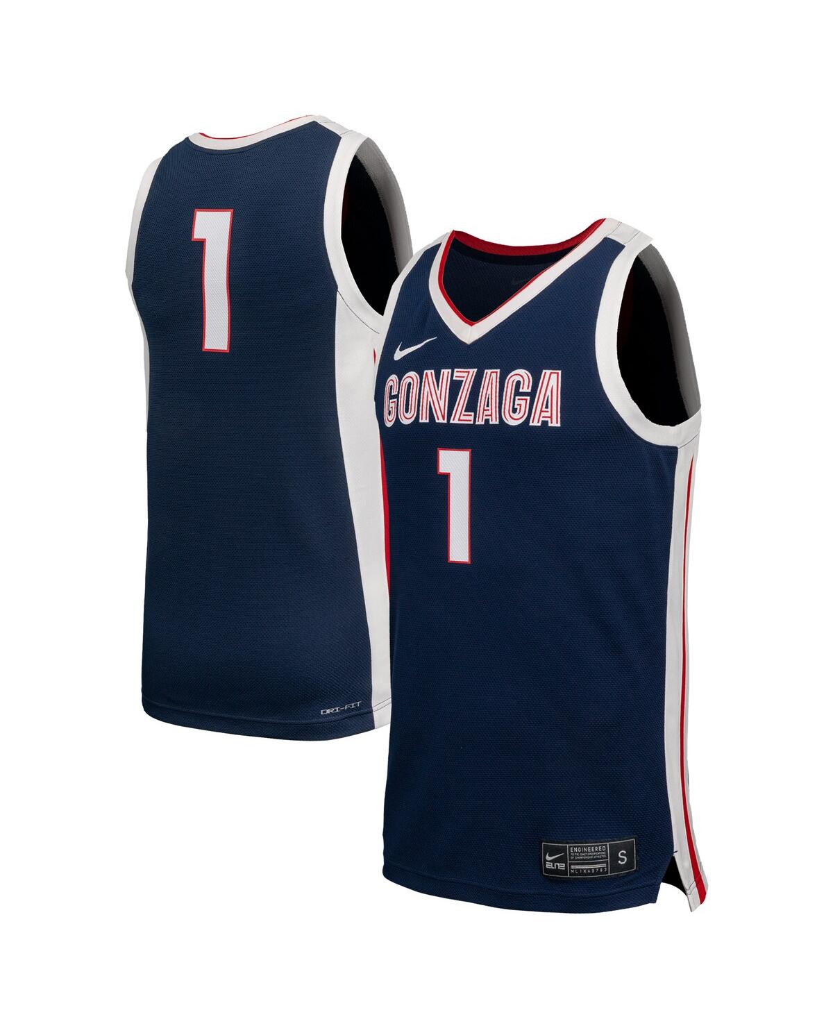 Click here for Nike Mens Navy Gonzaga Bulldogs Replica Basketball... prices
