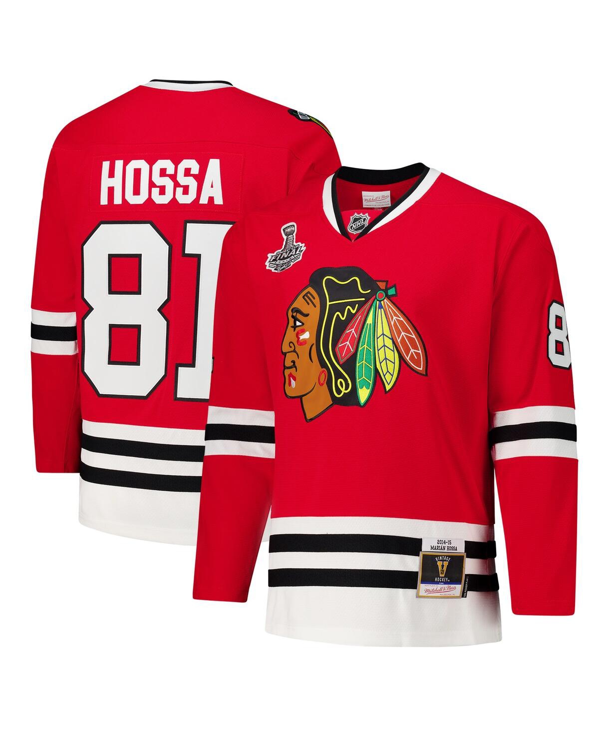 Click here for Mitchell & Ness Mens Marian Hossa Red Chicago Blac... prices